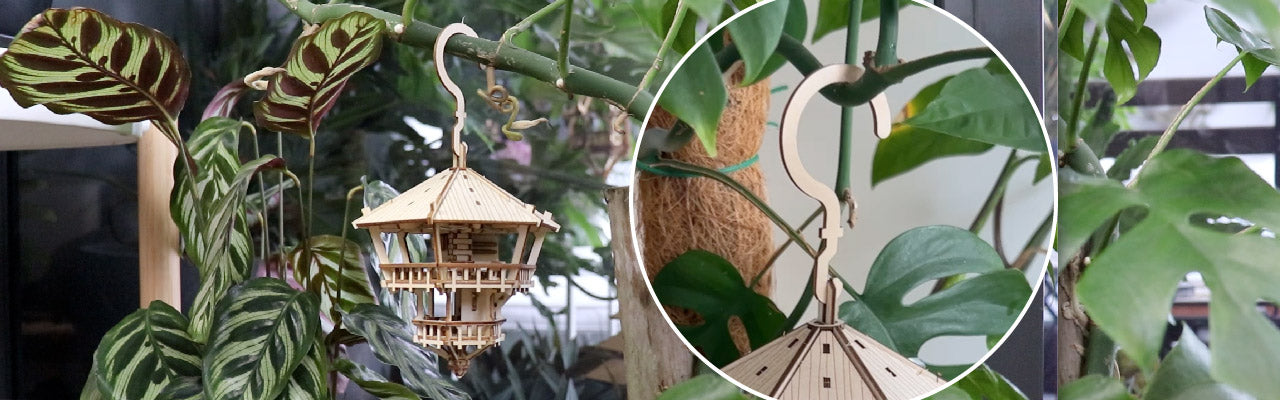Hanging Plant Decorations | 3D Treehouse Models – Tiny Treehouses Europe