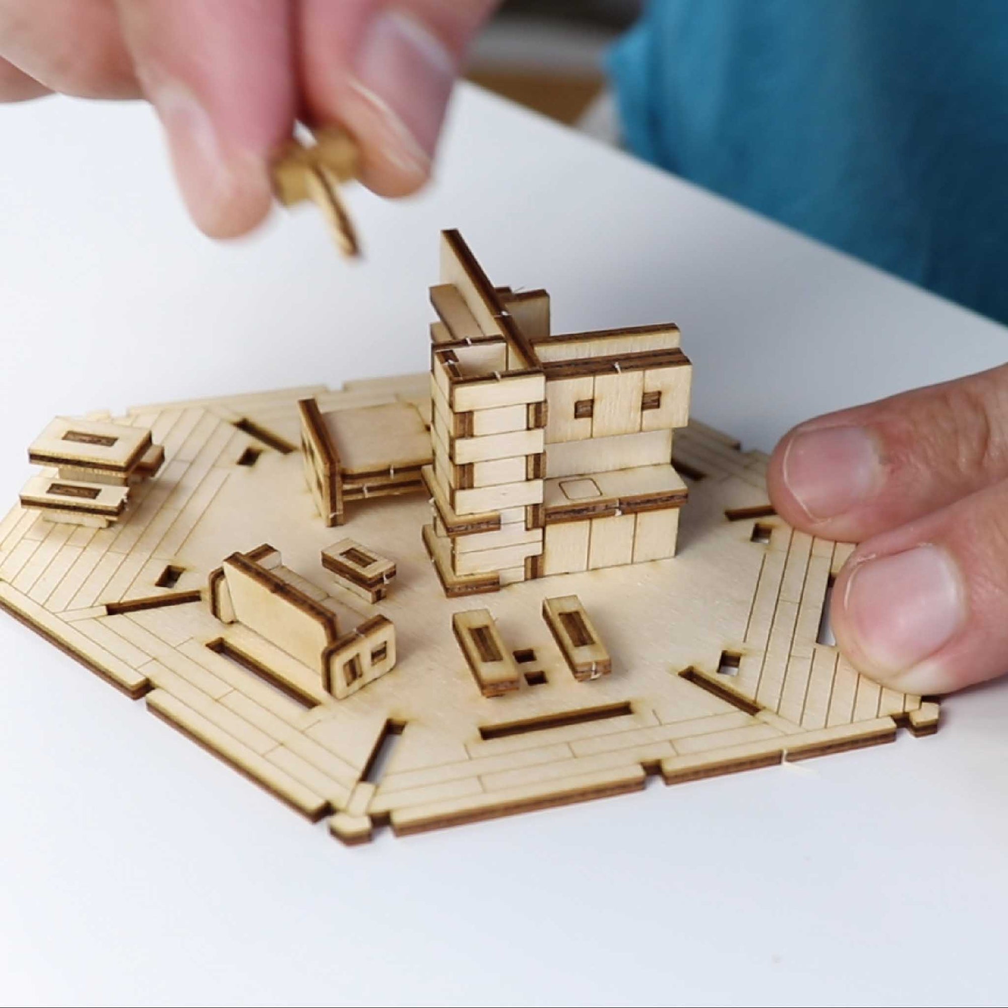 Woodland Outpost Wooden Model | Tiny Treehouses – Tiny Treehouses Europe